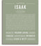 Isaak | Name Art Print – Name Stories