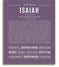 Isaiah | Name Art Print – Name Stories