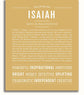 Isaiah Personalized Name Meaning Art Prints – Name Stories