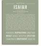 Isaiah | Name Art Print – Name Stories