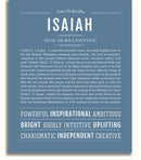 Isaiah | Name Art Print – Name Stories