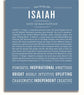 Isaiah | Name Art Print – Name Stories