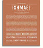 Ishmael | Name Art Print – Name Stories