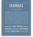 Ishmael | Name Art Print – Name Stories