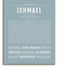 Ishmael | Name Art Print – Name Stories