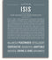 Isis Personalized Name Meaning Art Prints – Name Stories
