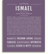 Ismael | Name Art Print – Name Stories