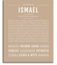 Ismael | Name Art Print – Name Stories