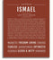 Ismael Personalized Name Meaning Art Prints – Name Stories