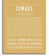 Ismael | Name Art Print – Name Stories