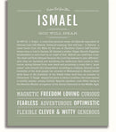 Ismael | Name Art Print – Name Stories