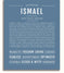 Ismael | Name Art Print – Name Stories
