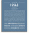 Issac | Name Art Print – Name Stories