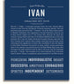 Ivan | Name Art Print – Name Stories
