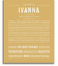 Ivanna | Name Art Print – Name Stories