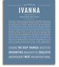 Ivanna | Name Art Print – Name Stories