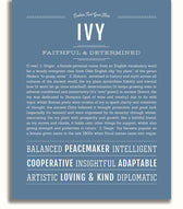 Ivy | Name Art Print – Name Stories