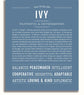 Ivy | Name Art Print – Name Stories
