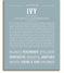 Ivy | Name Art Print – Name Stories