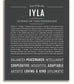 Iyla | Name Art Print – Name Stories