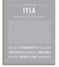 Iyla | Name Art Print – Name Stories