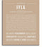 Iyla | Name Art Print – Name Stories