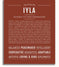 Iyla | Name Art Print – Name Stories