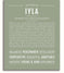 Iyla Personalized Name Meaning Art Prints – Name Stories