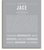 Jace | Name Art Print – Name Stories