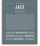 Jace Personalized Name Meaning Art Prints – Name Stories