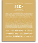 Jace | Name Art Print – Name Stories