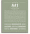 Jace Personalized Name Meaning Art Prints – Name Stories