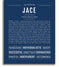Jace Personalized Name Meaning Art Prints – Name Stories
