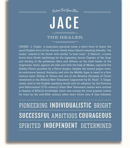 Jace | Name Art Print – Name Stories
