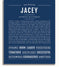 Jacey | Name Art Print – Name Stories