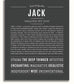 Jack | Name Art Print – Name Stories