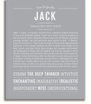 Jack | Name Art Print – Name Stories