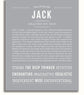 Jack | Name Art Print – Name Stories