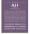 Jack | Name Art Print – Name Stories