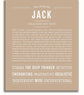 Jack | Name Art Print – Name Stories