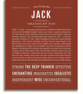 Jack | Name Art Print – Name Stories