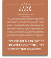 Jack | Name Art Print – Name Stories
