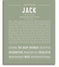 Jack | Name Art Print – Name Stories