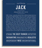 Jack Personalized Name Meaning Art Prints – Name Stories
