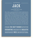 Jack | Name Art Print – Name Stories