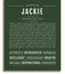 Jackie Personalized Name Meaning Art Prints – Name Stories