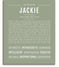 Jackie (male) | Name Art Print – Name Stories