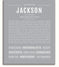 Jackson | Name Art Print – Name Stories