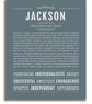 Jackson | Name Art Print – Name Stories