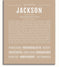 Jackson | Name Art Print – Name Stories